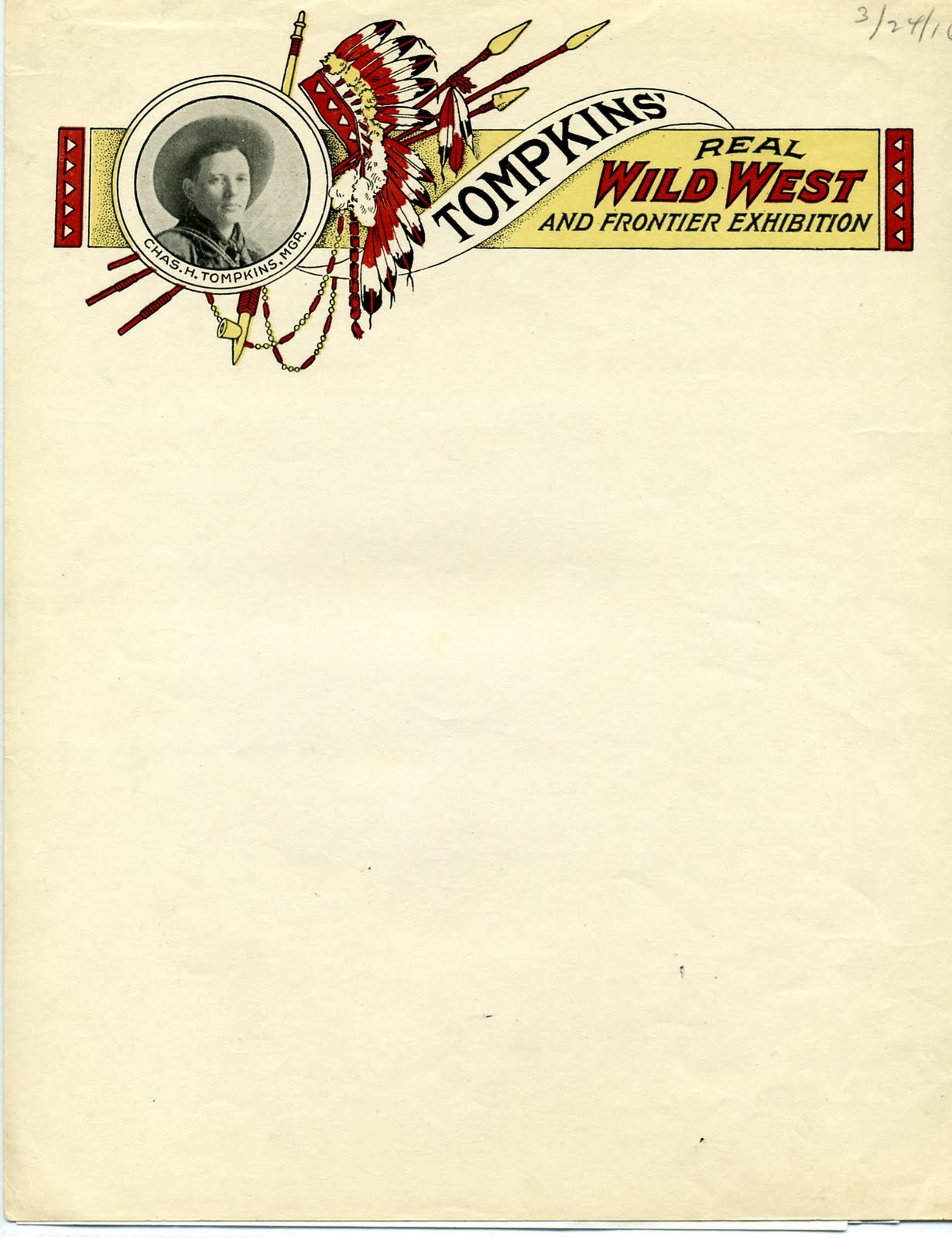Sawdust and Spangles: Wild West Letterheads