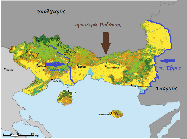 Γεωγραφικό διαμέρισμα της Θράκης - Όλα για την τάξη μου