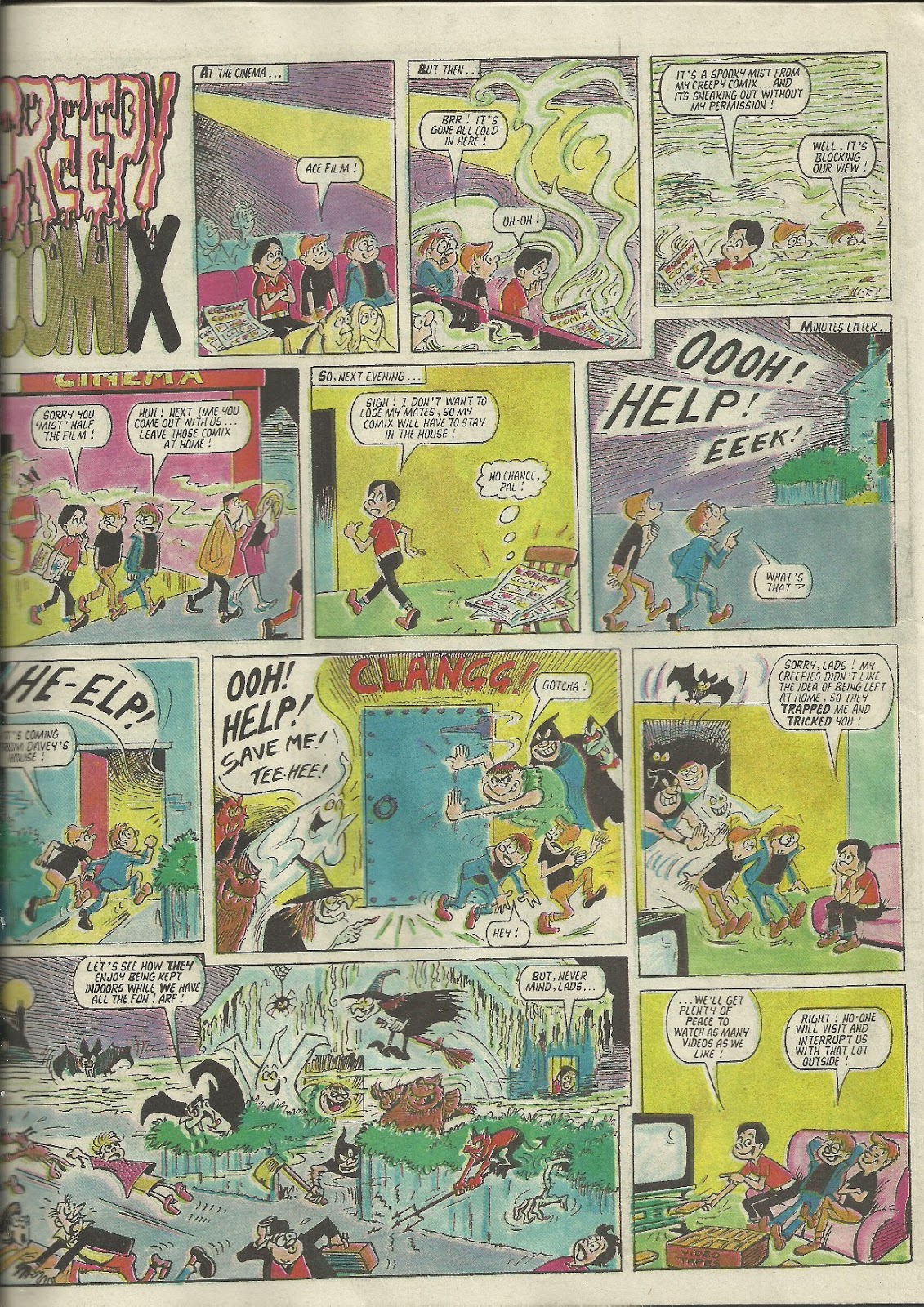 Deadpan Flook and The Blog Of Stuff!: Spooktakular British Comic Strips!