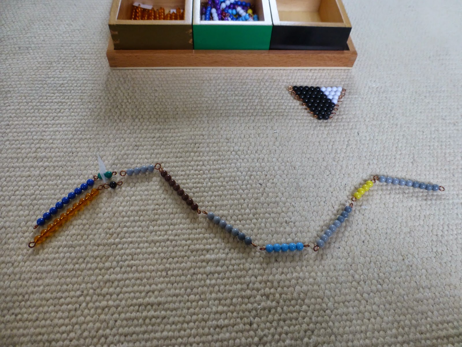 Family FECS: Montessori Activity: Subtraction Snake Game