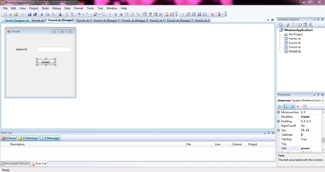 PERKENALAN DAN PERKEMBANGAN VISUAL BASIC 2008: LOOPING (PERULANGAN)