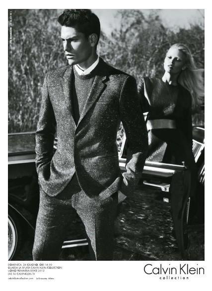 Ad Campaign: Calvin Klein Collection F/W 12.13 Lara Stone & Tyson ...