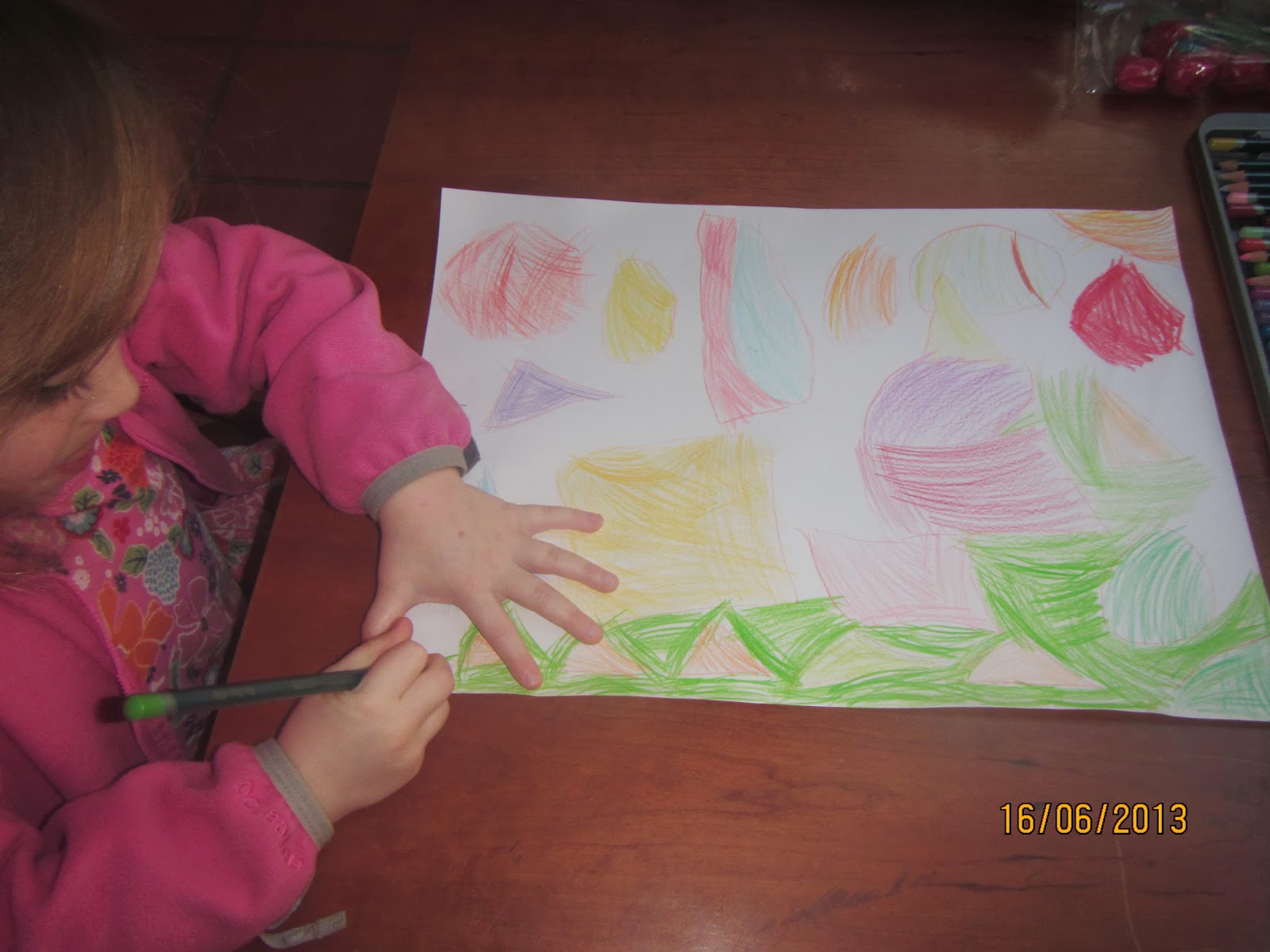 Crafty little people: Making art - geometric shapes and patterns