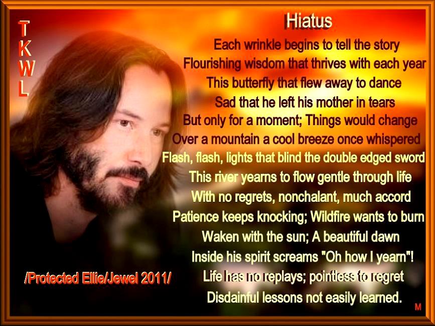 Keanu Reeves Sui Generis : Ode To Happiness ~ Happy Valentine's From To ...