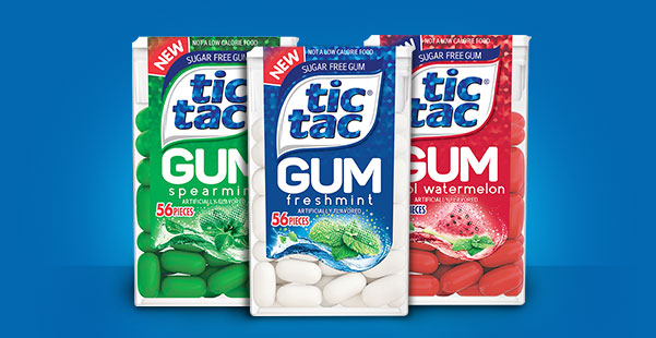 FREE Tic Tac Gum Receive ONE (1) Tic Tac Gum Free. Limit one per ...