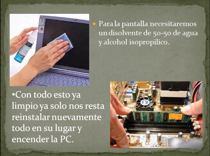 Soporte & Mantenimiento Para Computadoras: Limpieza Externa de la ...