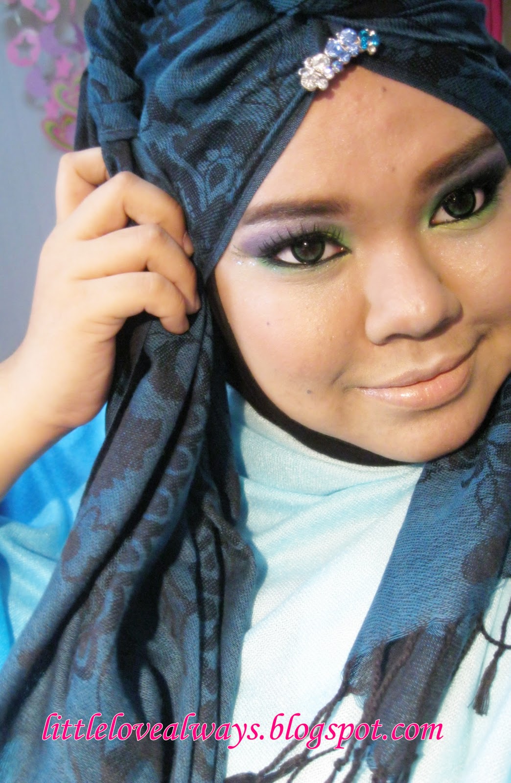 Little Love Always: Tutorial Mekap Arabic Make up/Dinner Make up