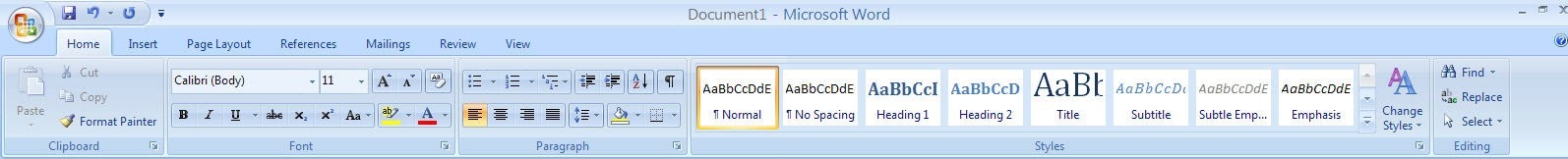 The Ribbon ~ Tutorial Point