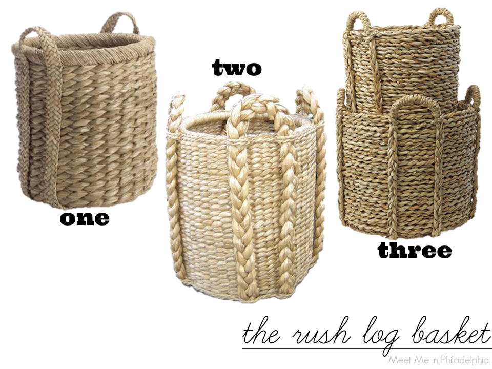Meet Me in Philadelphia: The Rush Log Basket {Five Easy Pieces}