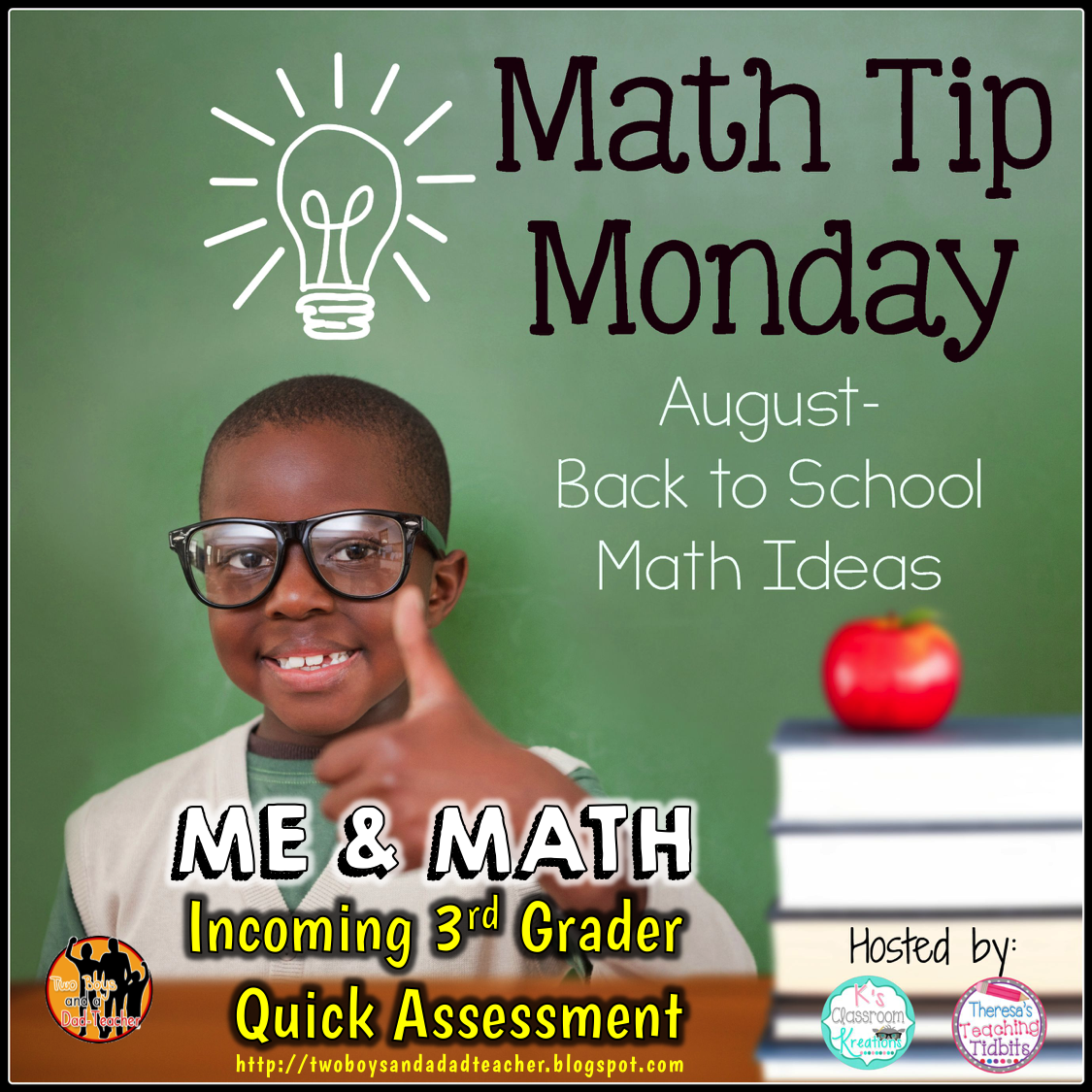 Math Tip Monday August Back to School Math Ideas - Two Boys and a Dad