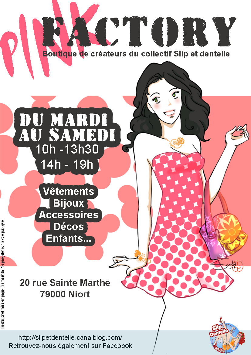 l'indiscrete: Nouvelle boutique à Niort : La Pink factory