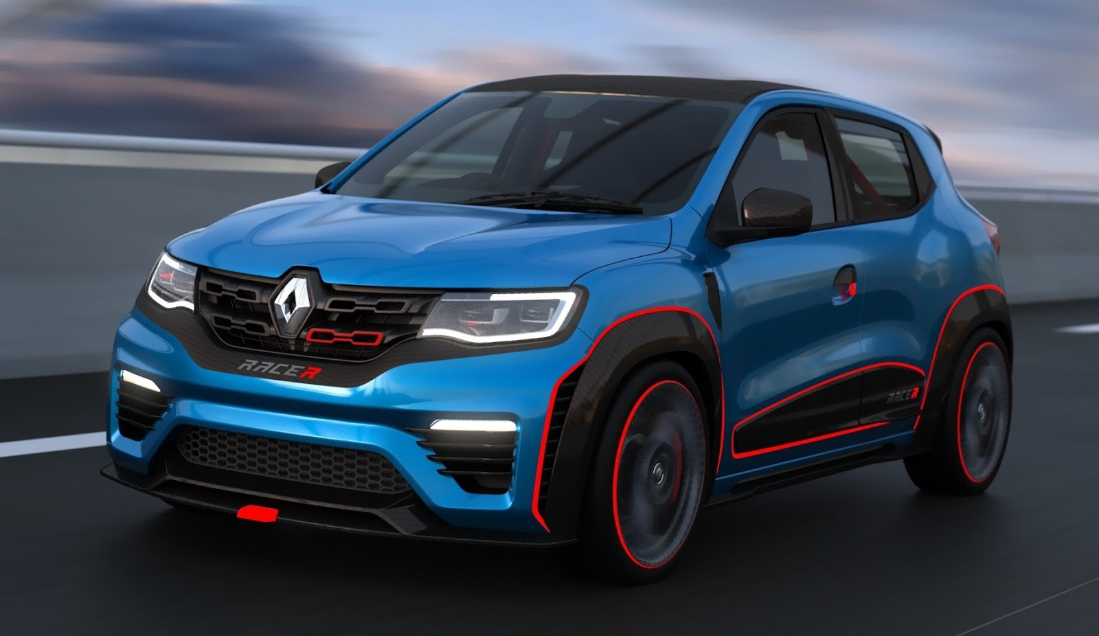 Renault apresenta Kwid em versões conceituais Climber e Racer