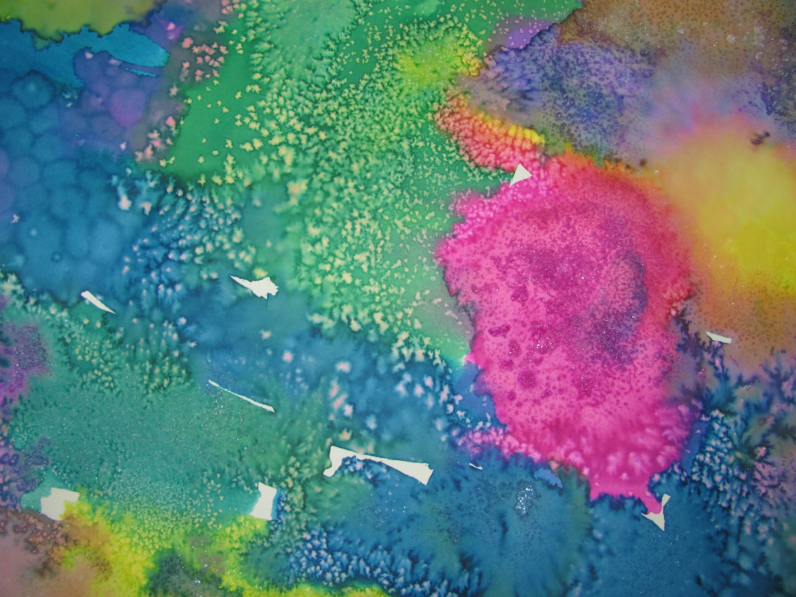 The Chocolate Muffin Tree: Liquid Watercolor Painting and Exploration