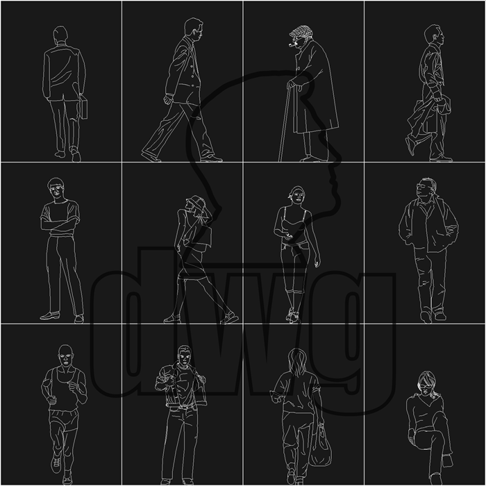 People DWG: PEOPLE DWG - Premium 3