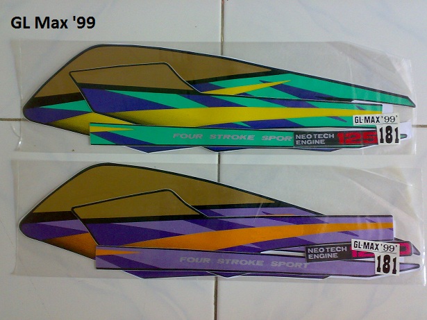 Stiker Striping Motor Lawas: GL Pro Max