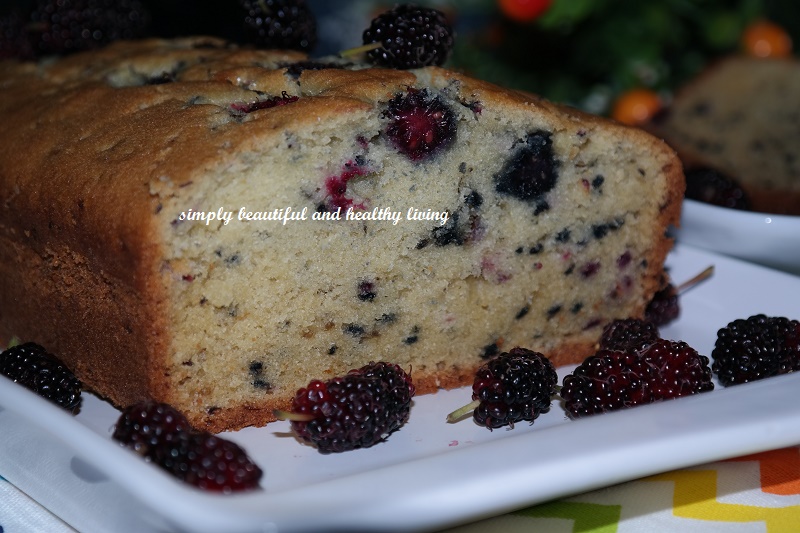 simply beautiful and healthy living: Mulberry Yogurt Cake and Health ...