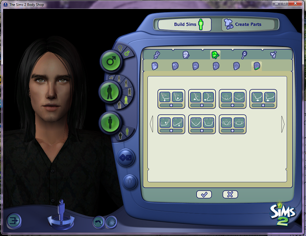 Sim Manipulator: BodyShop Sliders Added to CAS