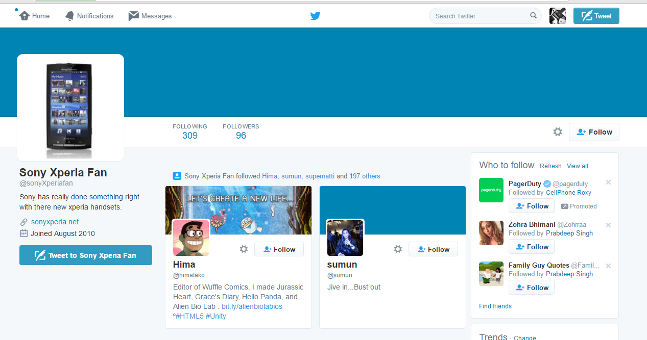 Smartphones: Sony Fan Page