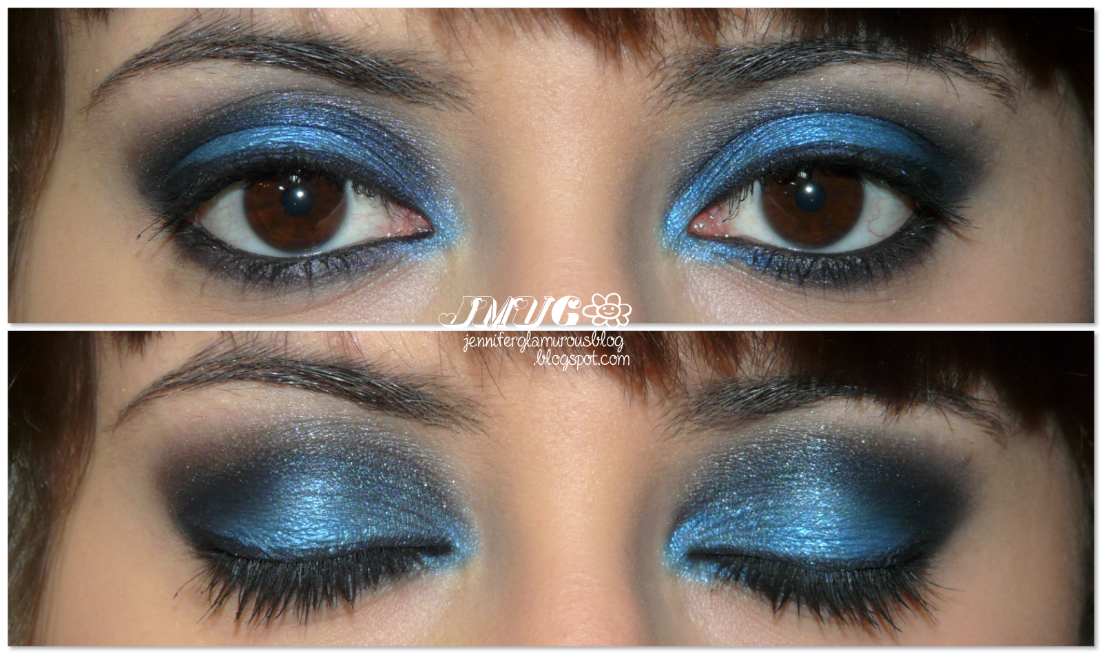 ♥ Jennifer Make Up Glam ♥: * LOOK 42: Look Deep Blue Sea (Petición)