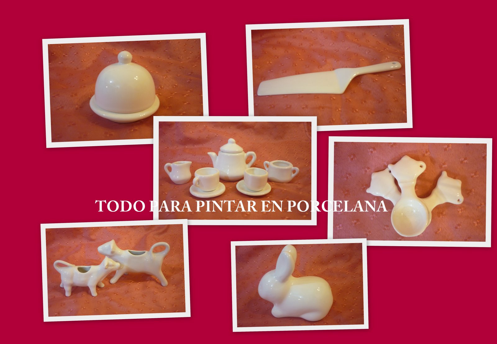 Todo para pintar en porcelana: Piezas de porcelana y cerámica blanca