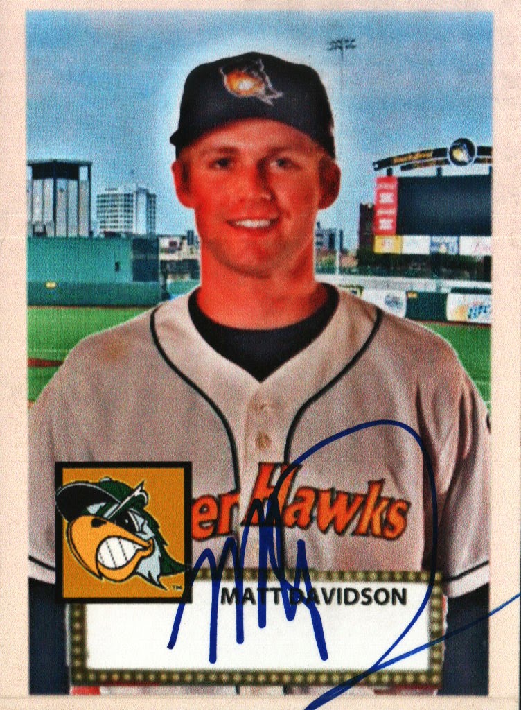 Jackson's Autographs: TTM Success Matt Davidson