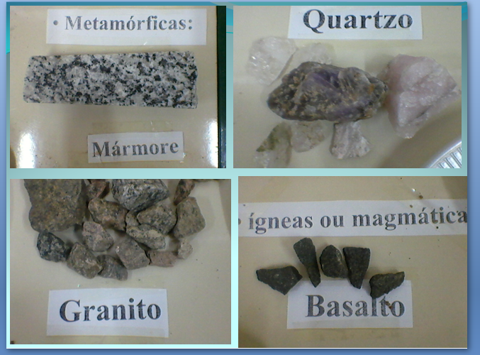GEOGRAFIA E EDUCAÇÃO AMBIENTAL: Tipos de Rochas e Tipos de Solos