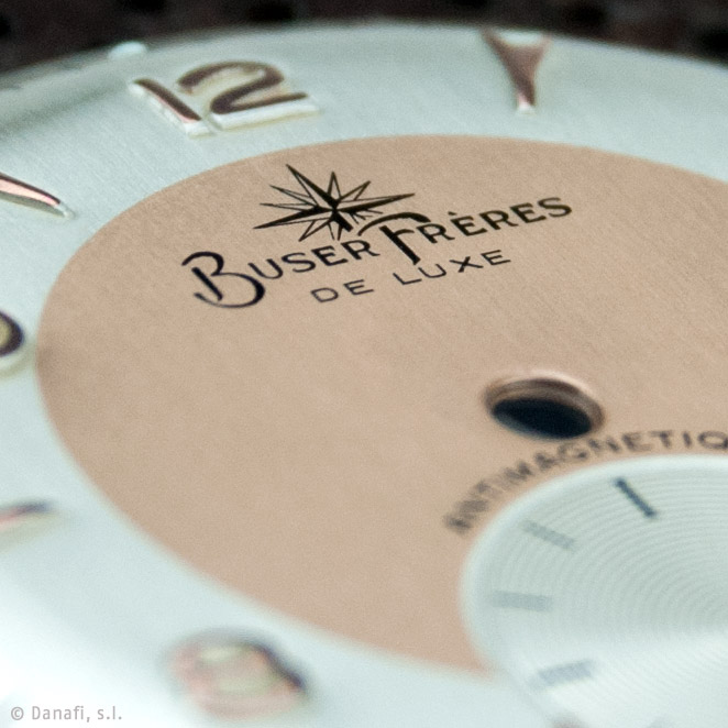 Watch repair and restoration: Buser Freres watch dial restoration