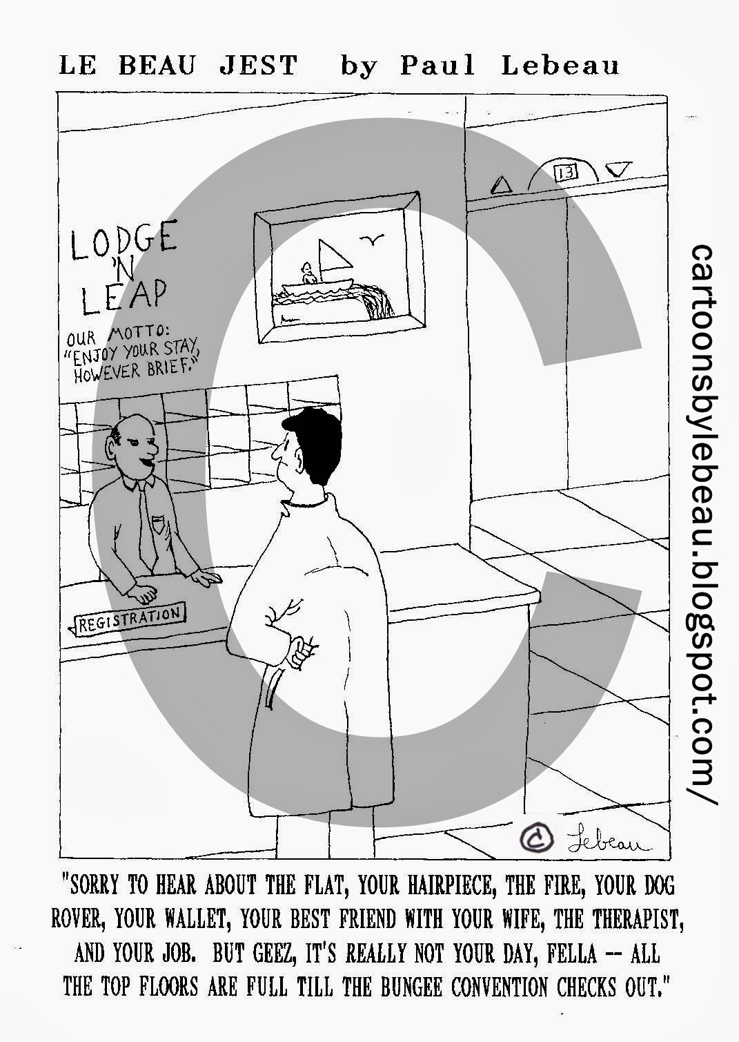 Cartoons by Lebeau: 2014