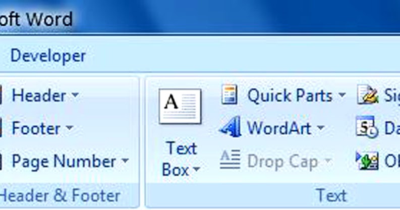 How to Use Insert menu in Ms (Microsoft) Office Word 2007 full Hindi ...
