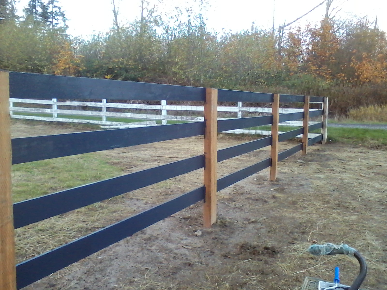 Country Home Redo: Fence Painting