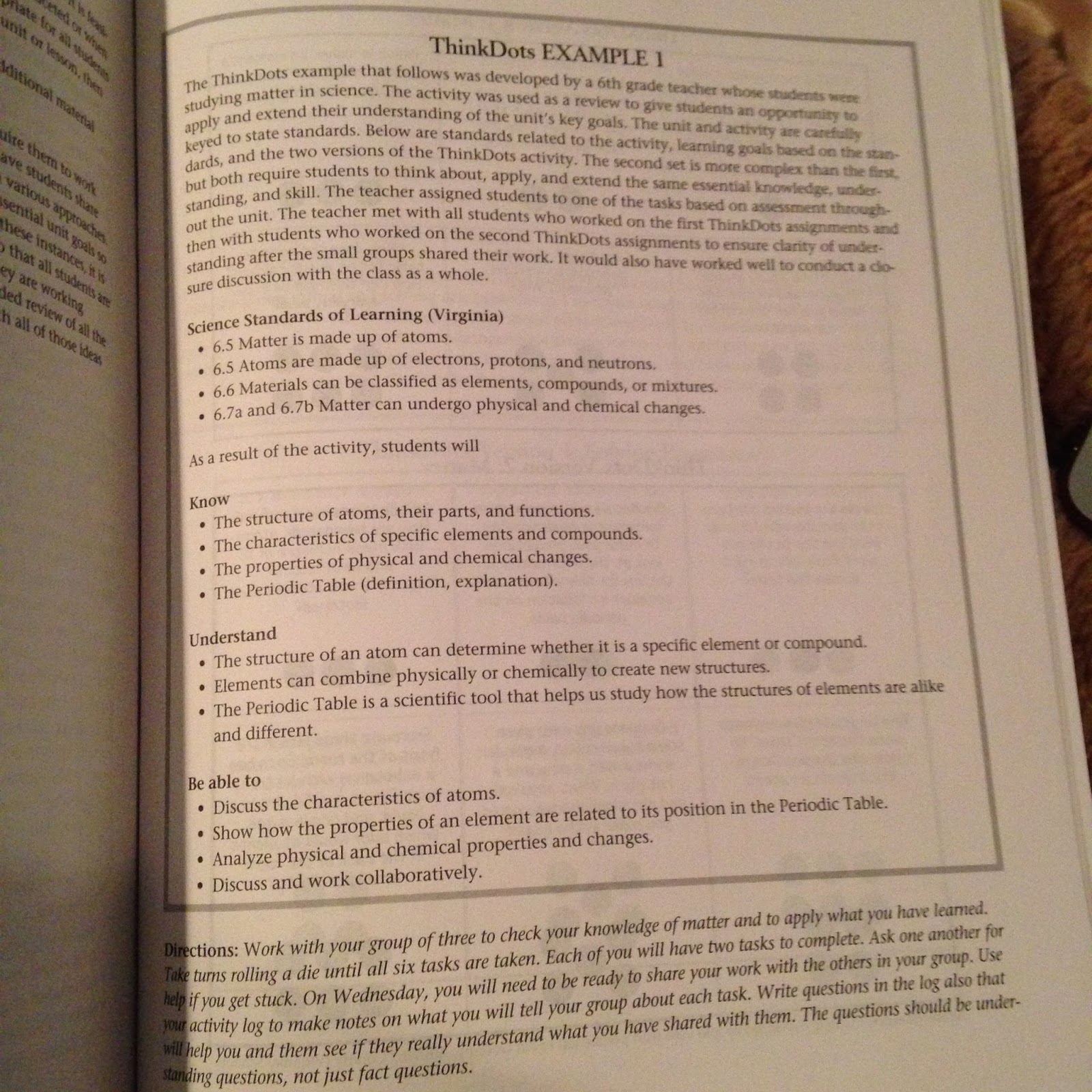 Miss Nay's Differentiated Classroom: Think Dots