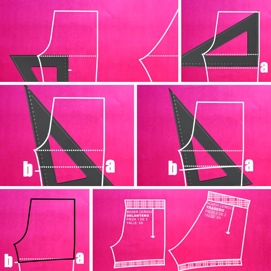 Cómo trazar el patrón para un boxer básico - Coser es fácil