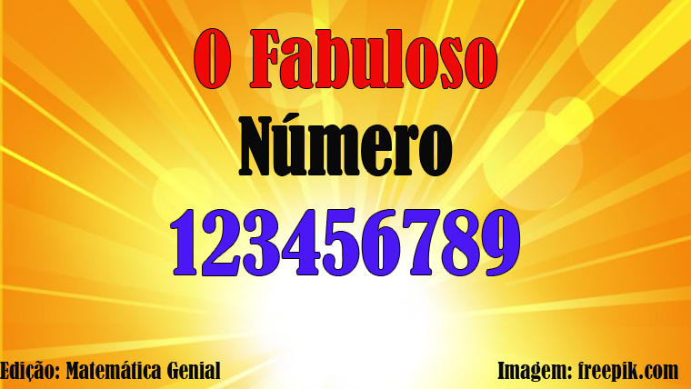 O fabuloso número 123456789 | Matemática Genial