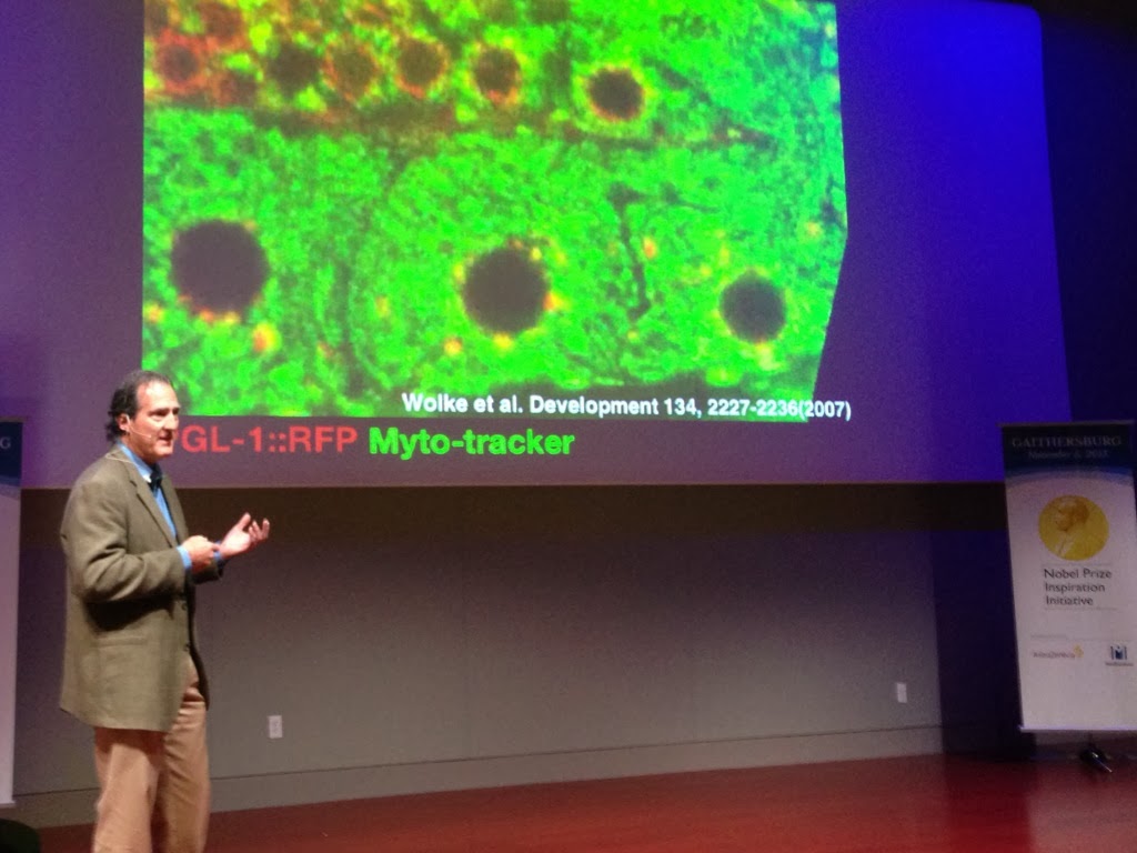 Nobel Prize Inspiration Initiative: Dr. Craig Mello visits Maryland
