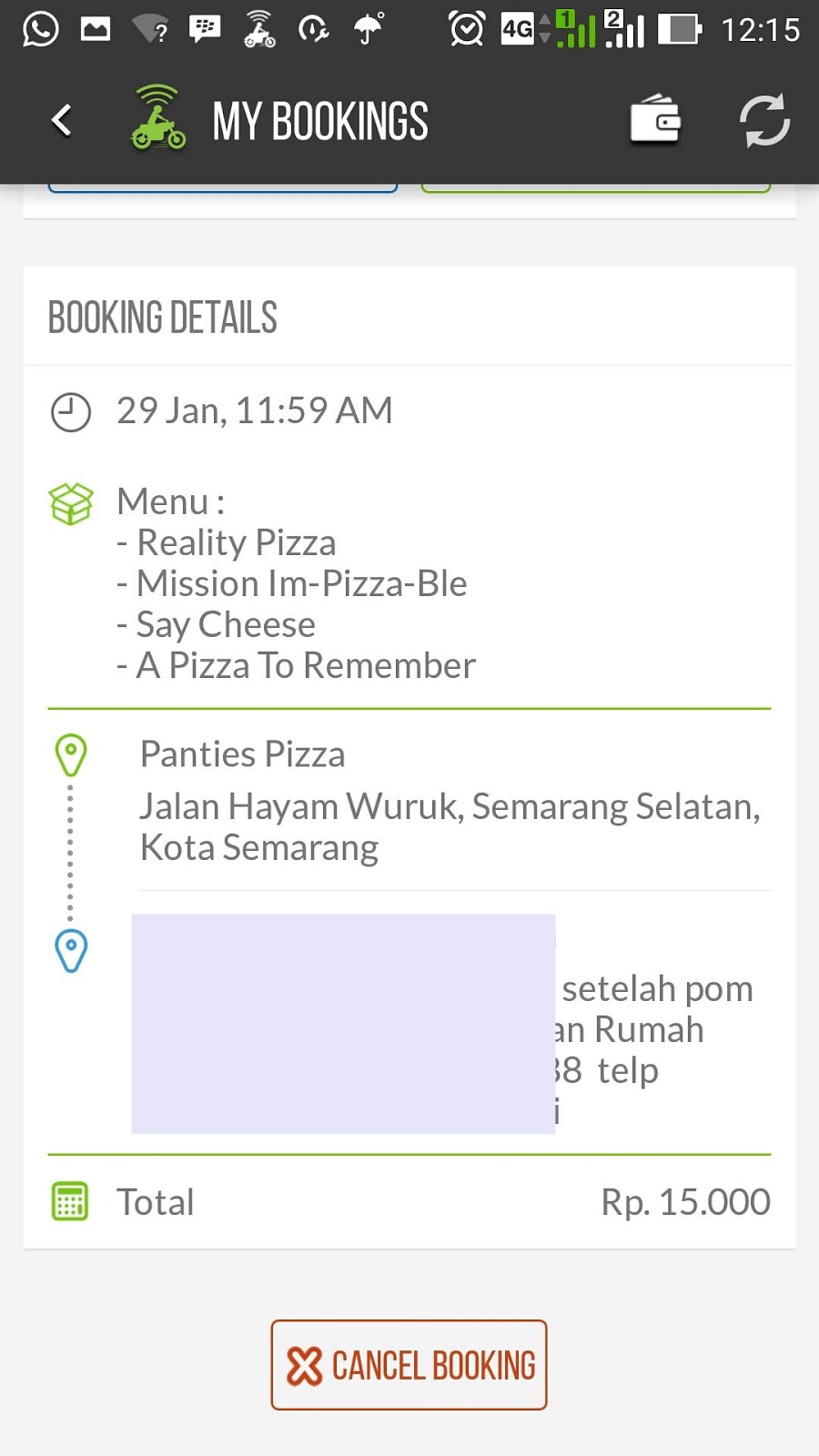 Heart of Mine: Mencoba Go Food, Layanan Antar Makanan by Gojek