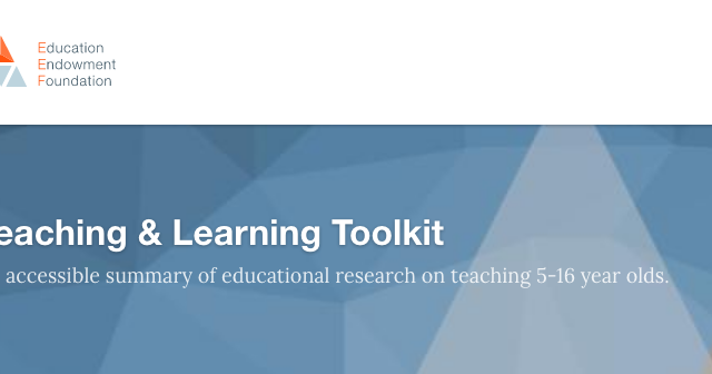 Releasing the Magic!: WHAT WORKS: THE NEW EEF TOOLKIT!