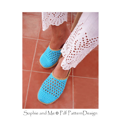 RAFFIA CROCHET SLIPPERS/SANDALS FOR STREET WEAR