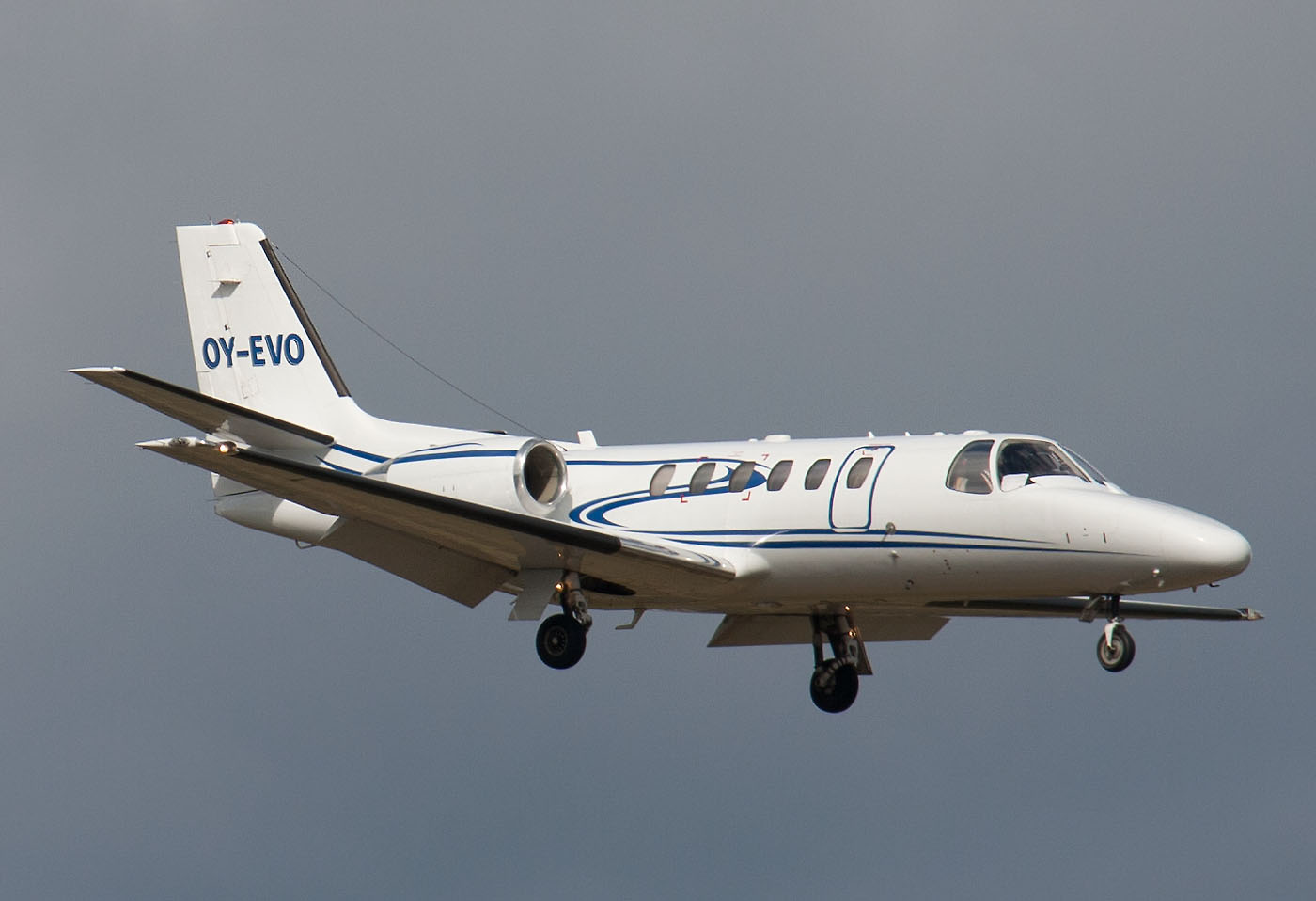 Jet und Propp's 2013 von Jürg Bosshard ...: OY-EVO - Flexflight - Cessna 550B Citation Bravo