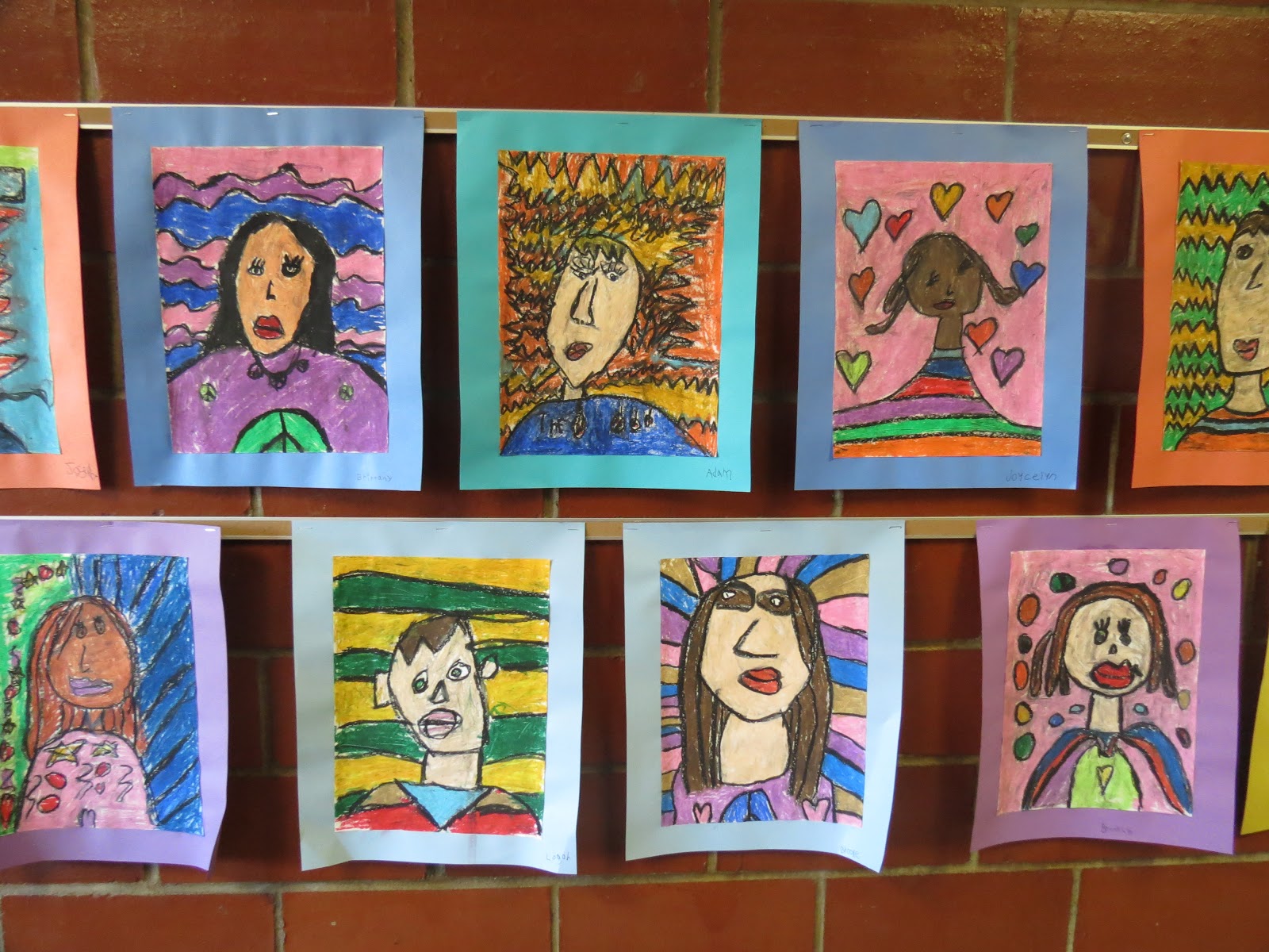 CKS Art: 1st Grade Self-Portraits