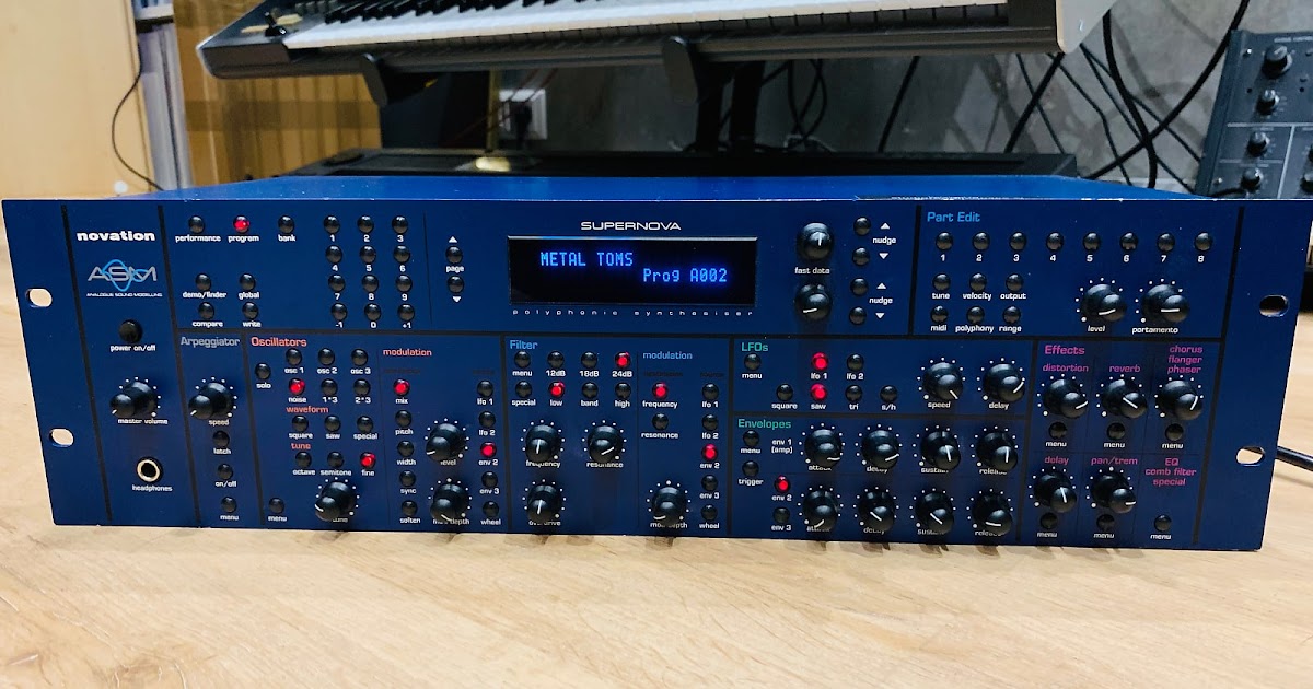 MATRIXSYNTH: Novation Supernova Rack SN 006069