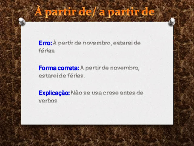 A Arte Sublime de Secretariar: "À PARTIR DE" OU "A PARTIR DE"
