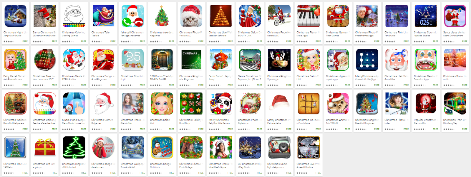 Merry Christmas & X Mas Trending Mobile Apps Collection - Youth Apps ...