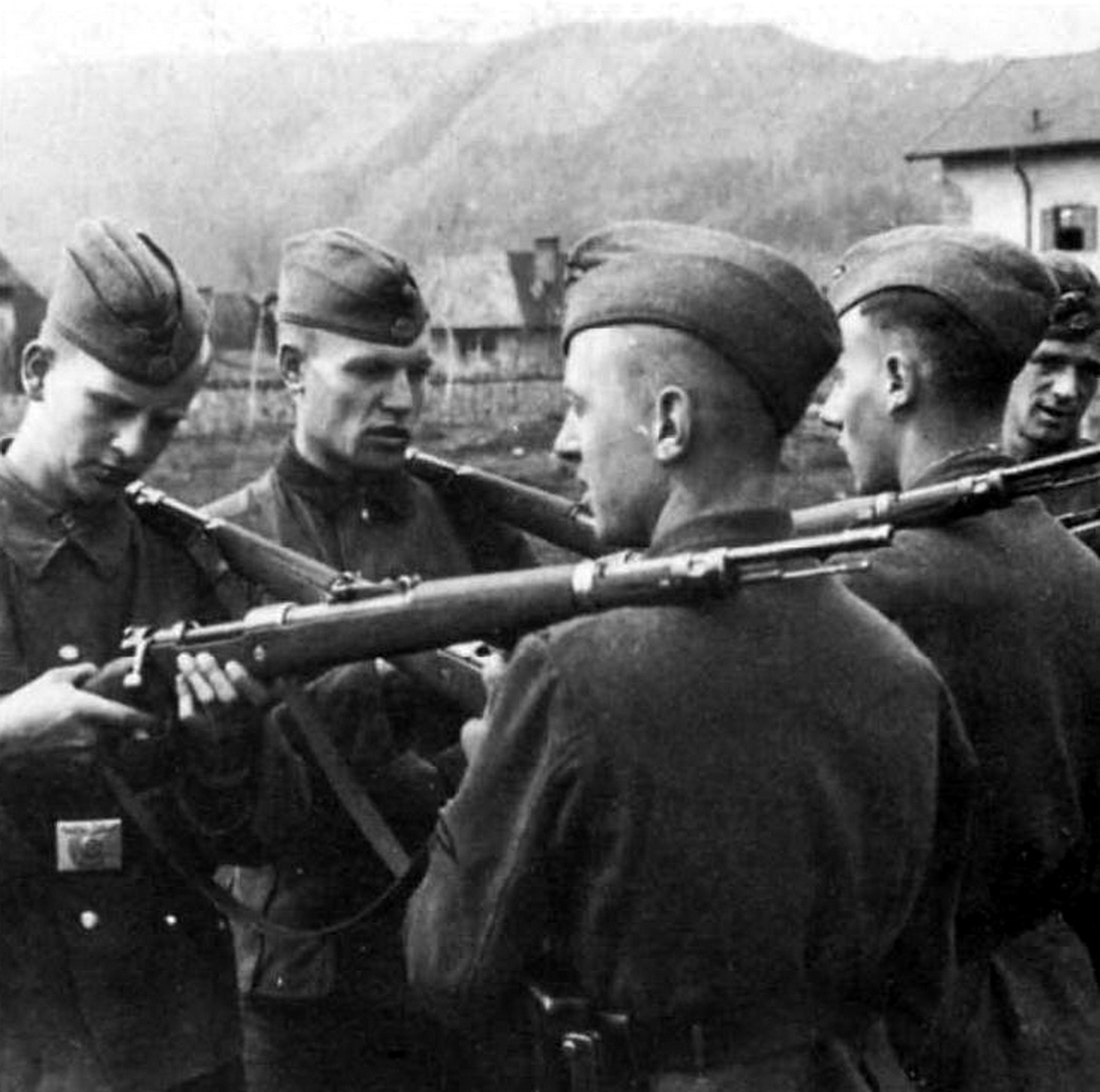 Men of Wehrmacht: Flemish SS Volunteers Undergo Instruction in the use ...