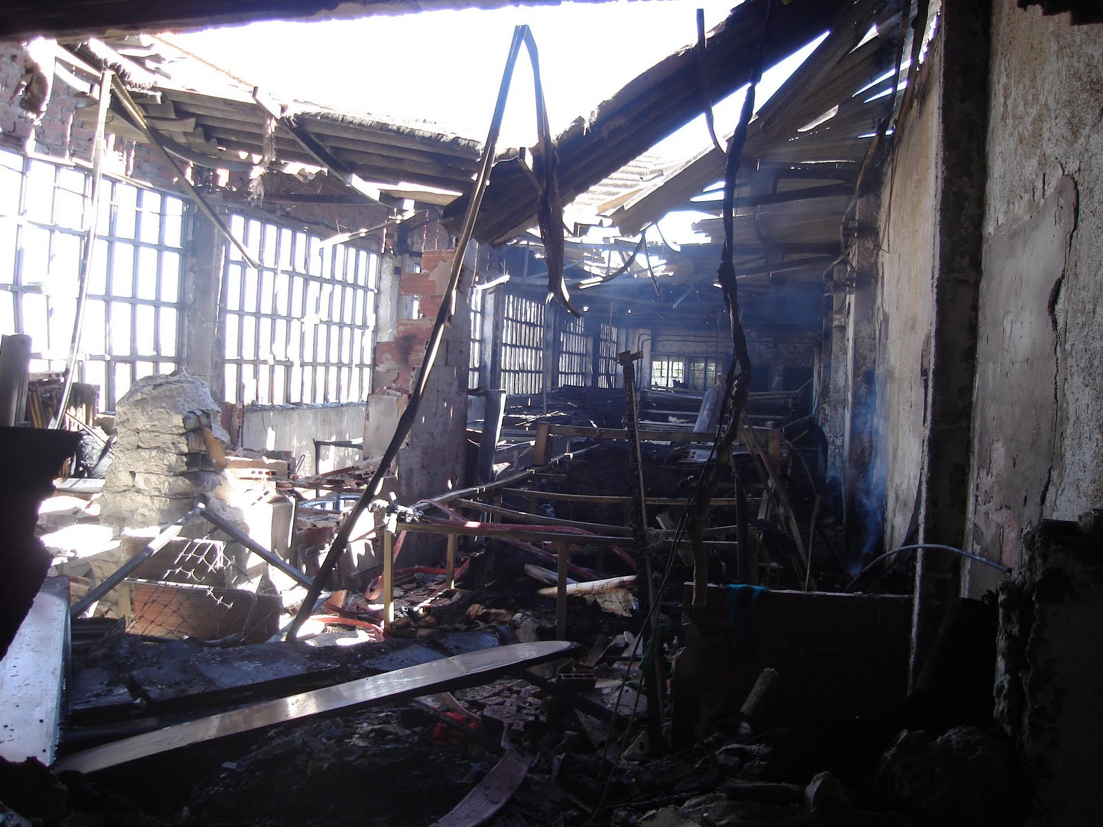 Bomberos de Fuenlabrada: Incendio industrial en la M-413