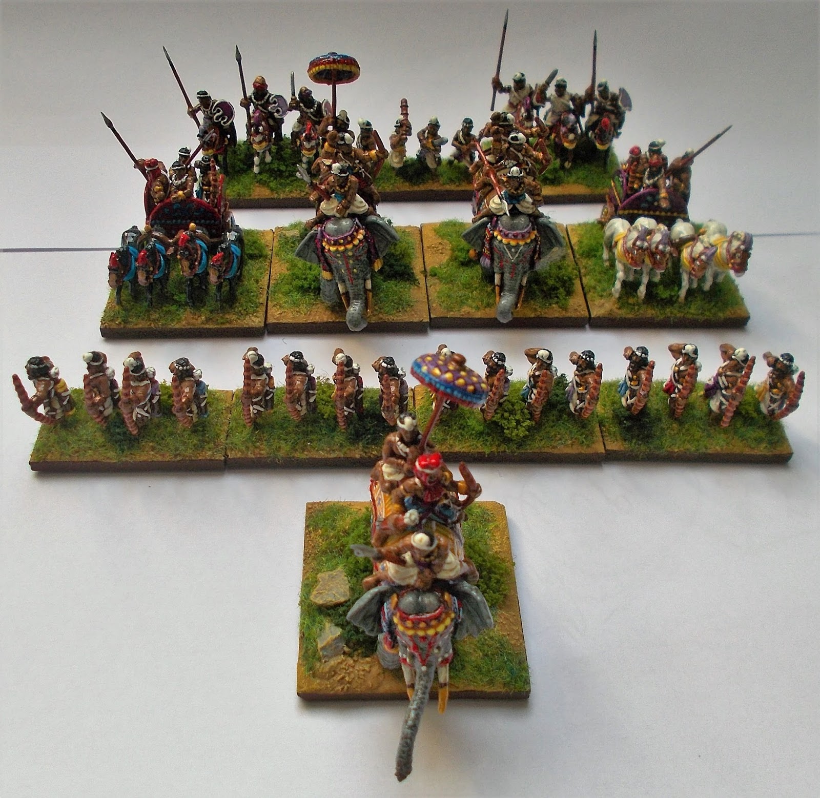 Rivals Ancient and Medieval Miniatures: Classical Indian DBA Army