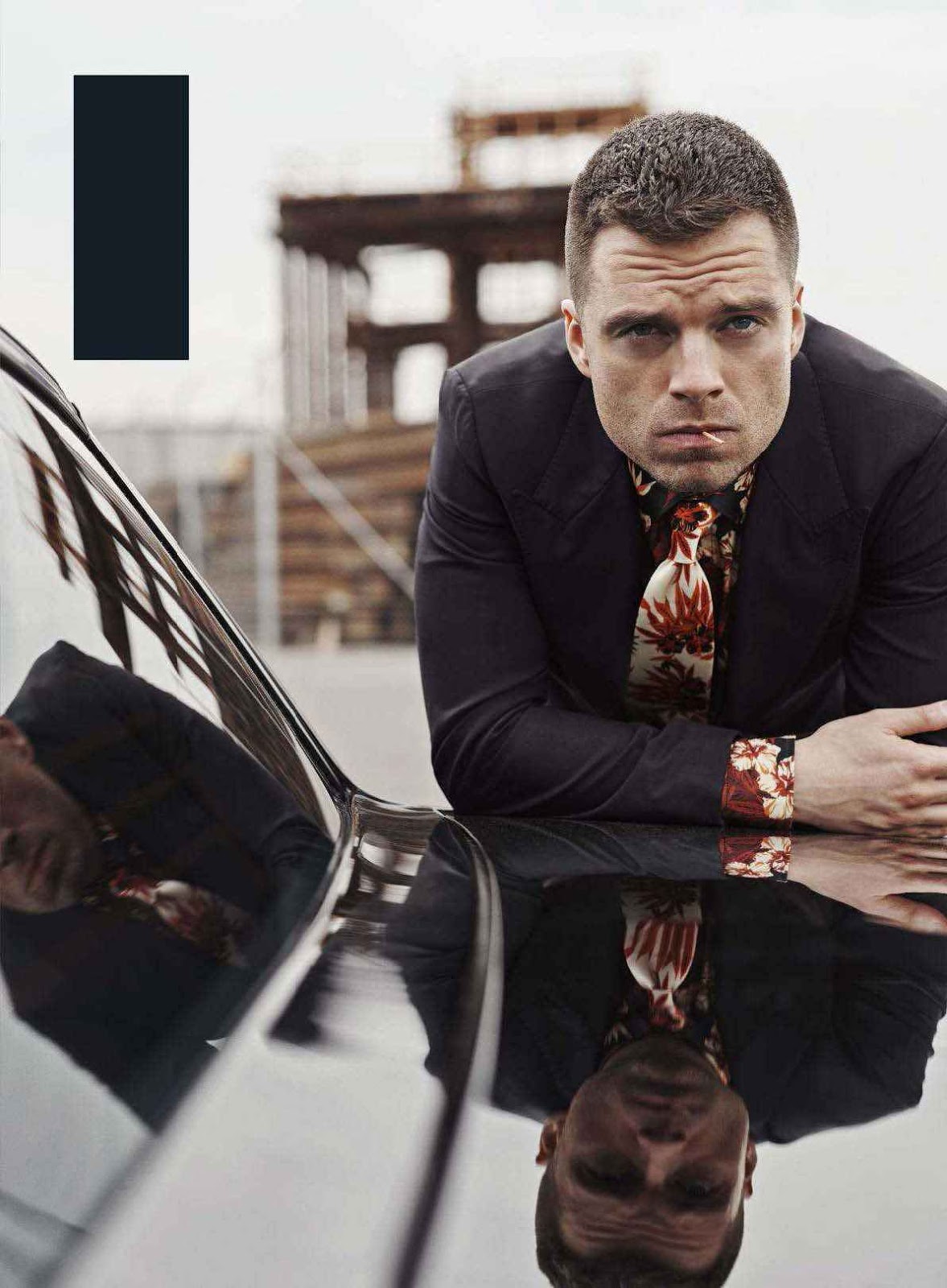 Sebastian Stan para GQ USA por Steven Pan