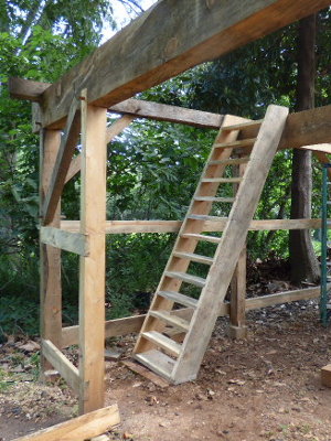 5 Acres & A Dream: Ship's Ladder for the Hayloft