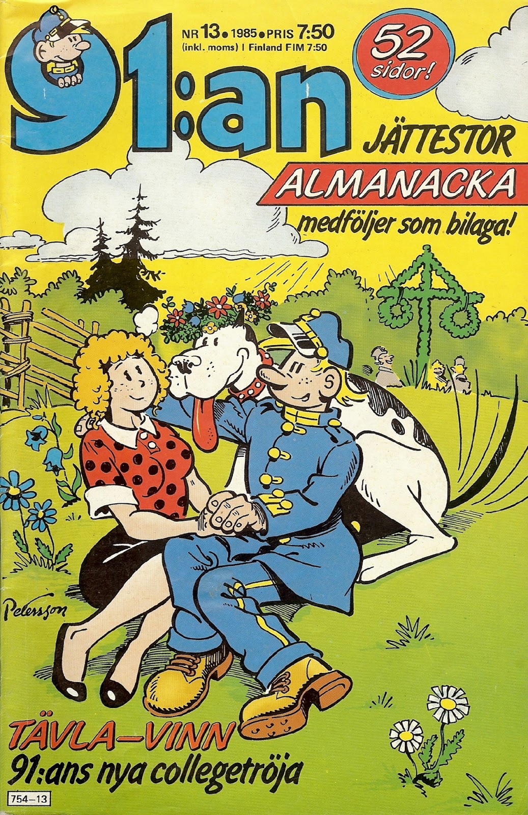 Nostalgorama: Serietidningen 91:an på 1980-talet
