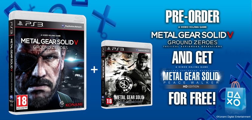 Compre MGS V: Ground Zeroes na PSN e ganhe MGS: Peace Walker HD ...
