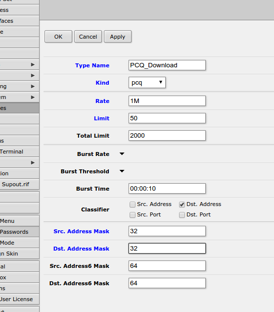 It Knowledge Lab Controlling User Bandwidth By Firewall And Queues In Mikrotik Router